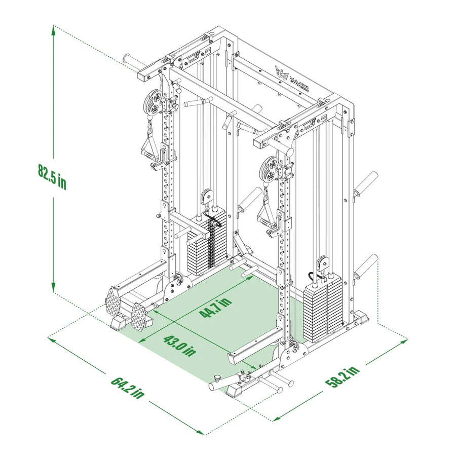 Major Fitness F22 Pro All-In-One Home Gym Power Rack – Fitness Exchange